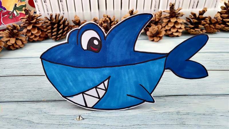 不倒翁还能这样做,毛毛老师教你用鲨鱼来做,做法简单又好学