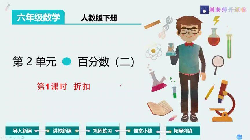 小学六年级数学下册知识精讲,第2单元《百分数》,第1课时:折扣