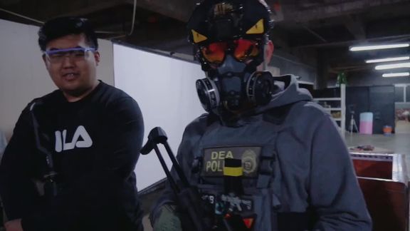 今日份帅气#真人cs #真人吃鸡#战术训练