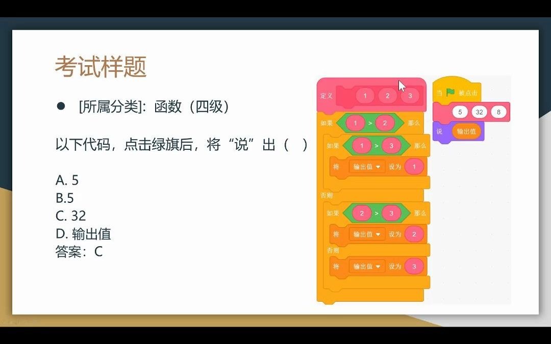 全国青少年软件编程等级考试Scratch四级教师培训(1)