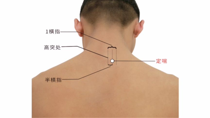 治疗慢性支气管炎、哮喘的经外奇穴～定喘穴
