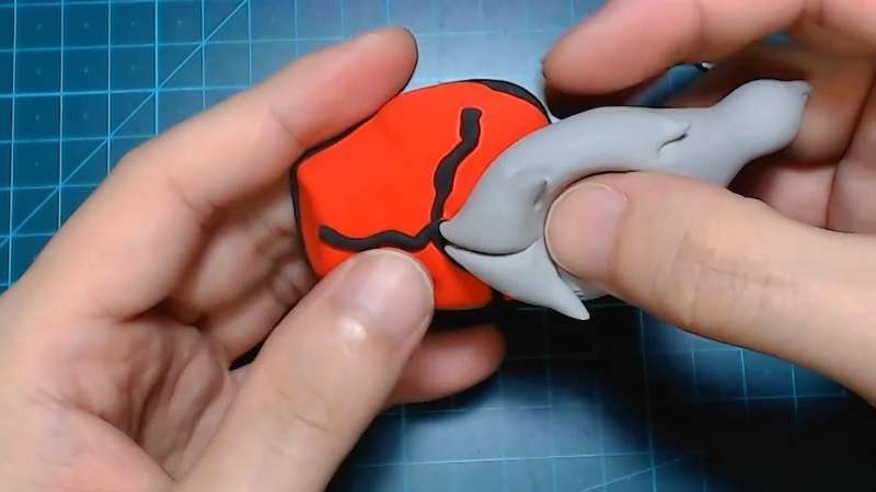 手工大佬教你泥塑,用橡皮泥制作神奇宝贝手办,和原版差不多