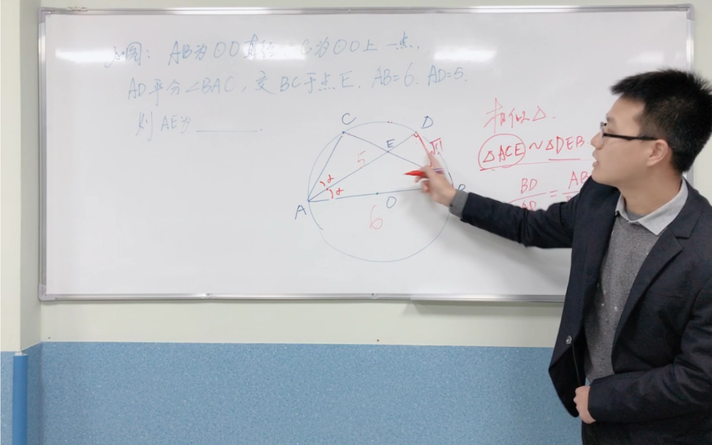 初三上学去数学刘老师《圆与相似快速破解》