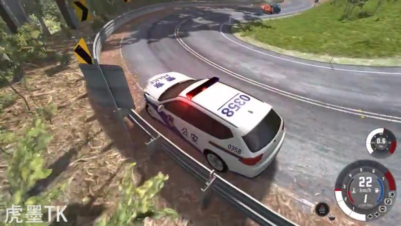 车祸模拟器:驾驶警车追捕嫌疑车辆,你们猜我撞了多少次!