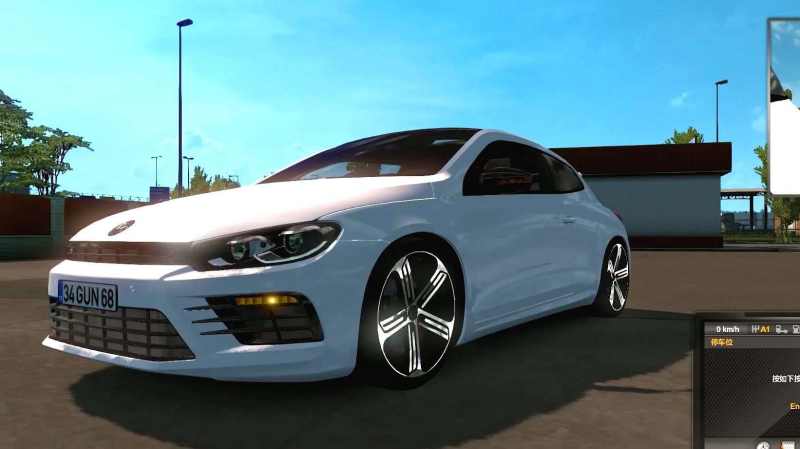 欧洲卡车模拟2:小车MOD分享之大众尚酷