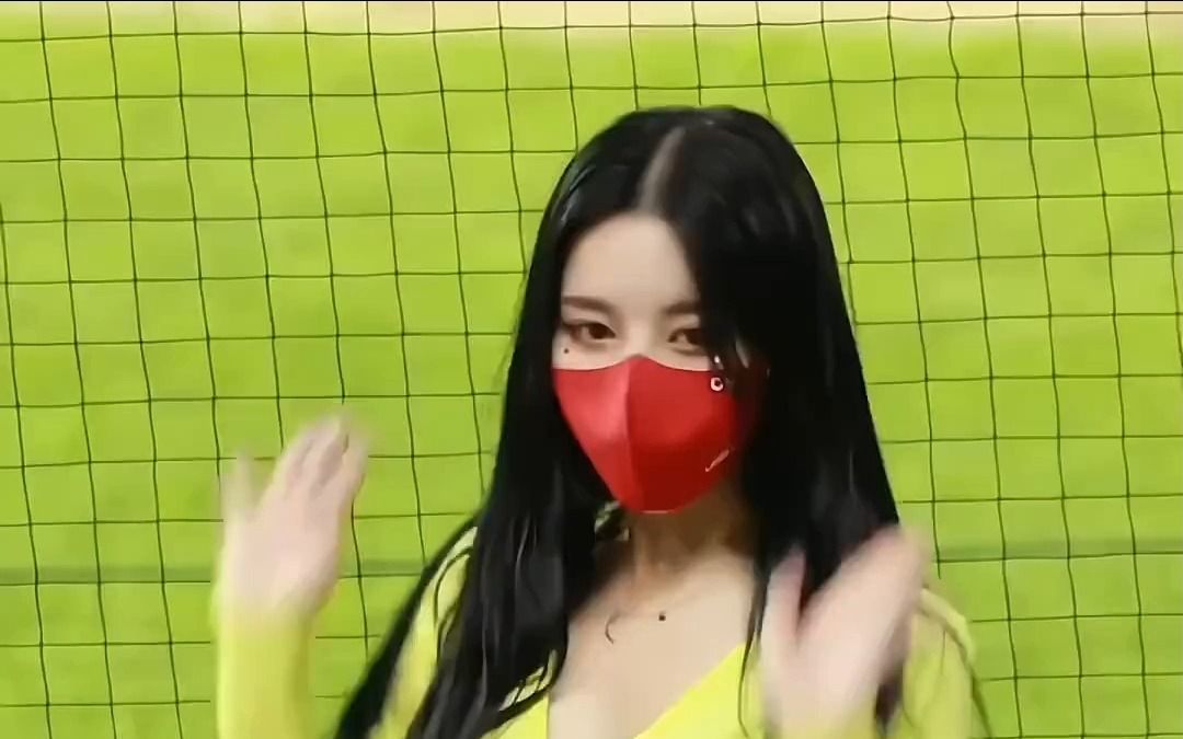 卡塔尔世界杯韩国拉拉队,魔鬼身材张隐喻,一起观看世界杯足球宝贝