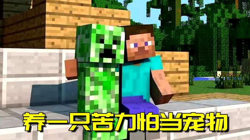 我的世界mod:这款mod可以把迷你苦力怕当宠物养?竟觉得有点可爱