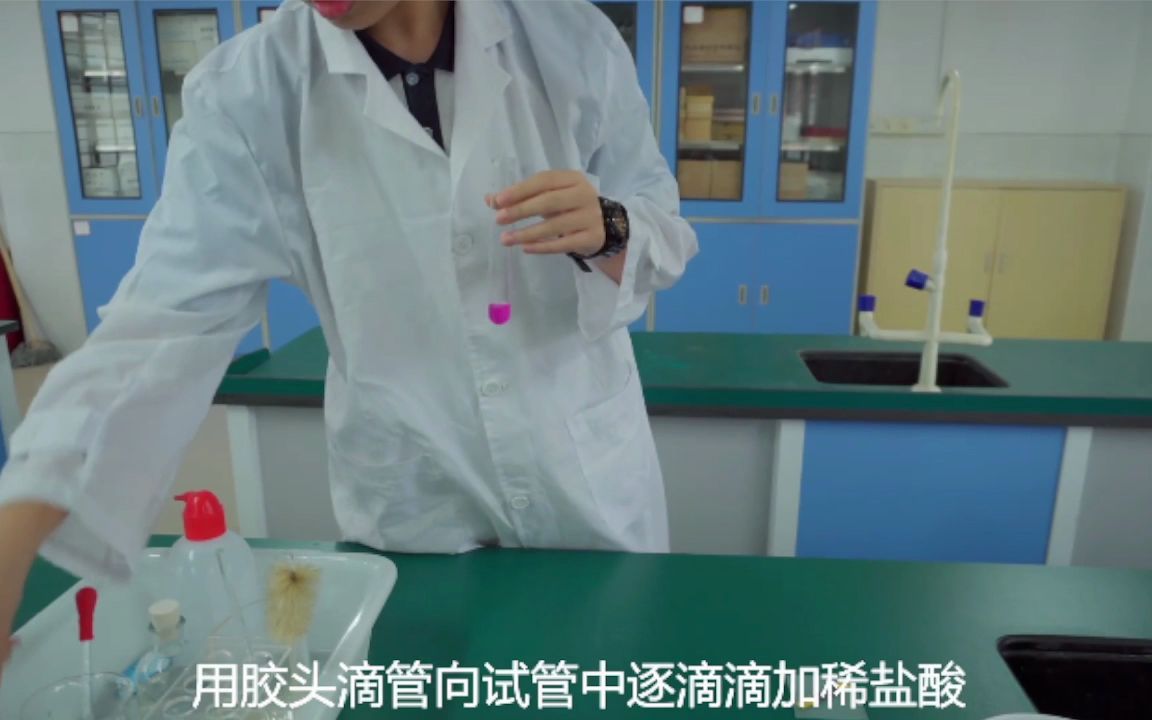 2022年广州中考化学实验操作考试演示视频(试题三:溶液酸碱性的检验)