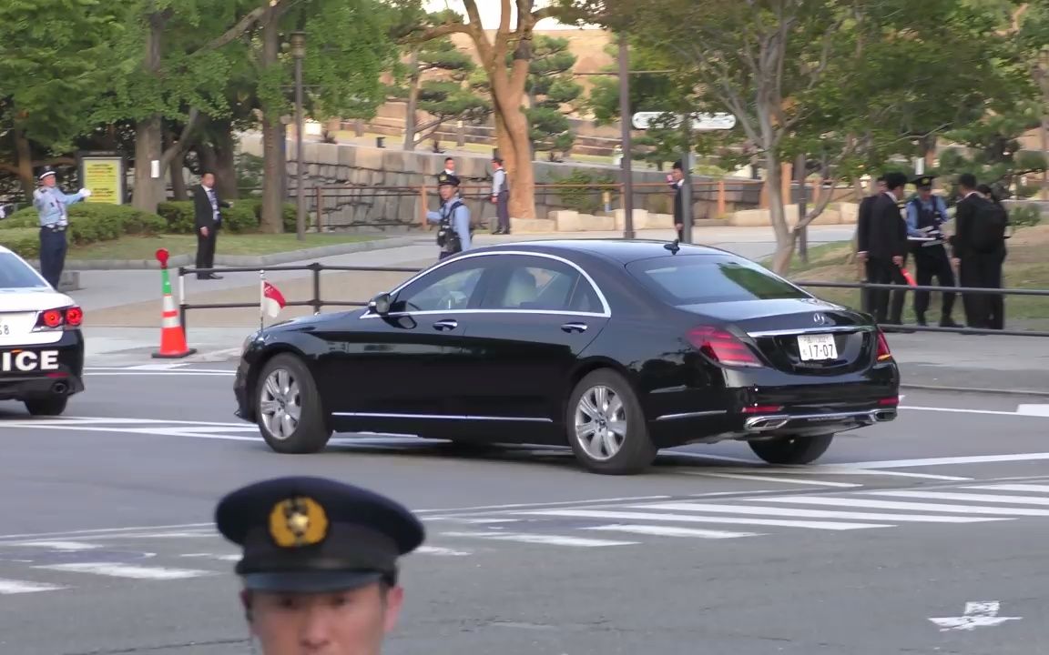 多国首脑车队-大阪G20