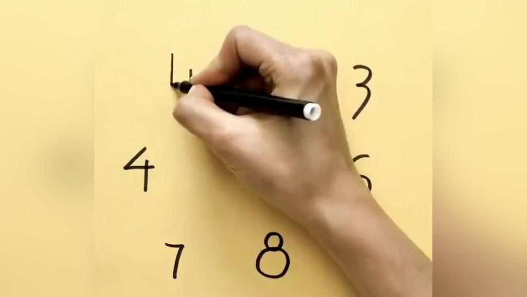 用数字画画可以教孩子认数字,还可以教画画,宝妈宝爸再也不用愁