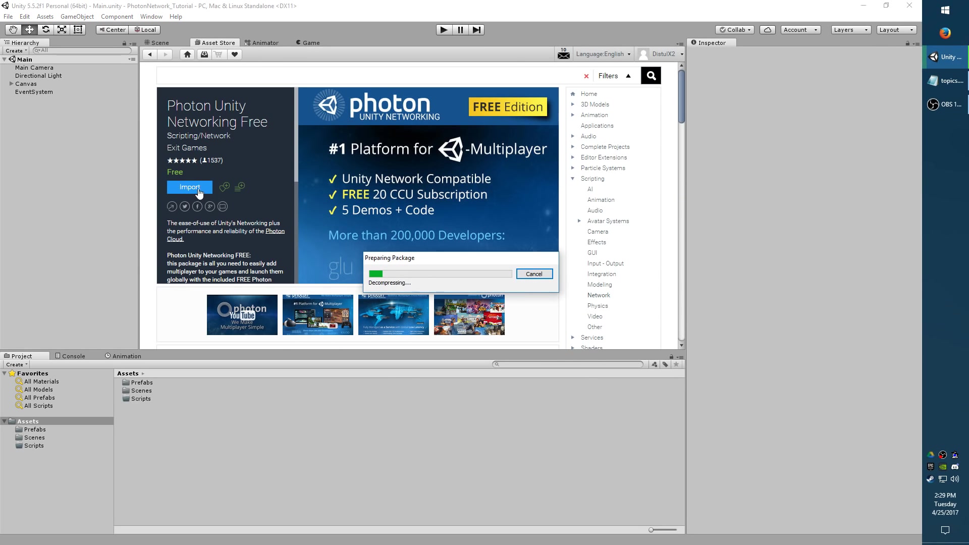 unity3d网络游戏开发Photon_Networking_PUN详细教程