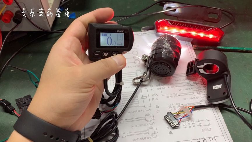 电动车控制器样品发给客户后反馈有问题,测试后问题出在仪表上