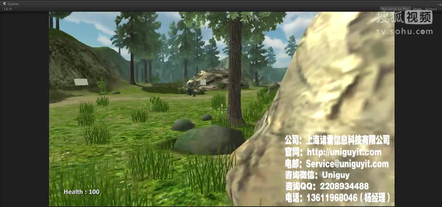 Unity3D射击游戏--UNITY3D软件开发、UNITY3D游戏开发、UNITY外包
