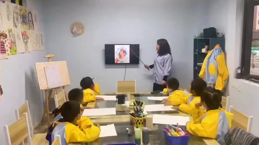 #师生日常 #一起学习一起进步 #艺术 #课堂实录 #绘画