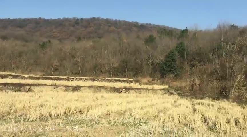 湖北风水宝地视频,玉屏土星龙,风水大师王君植实拍九贵风水地
