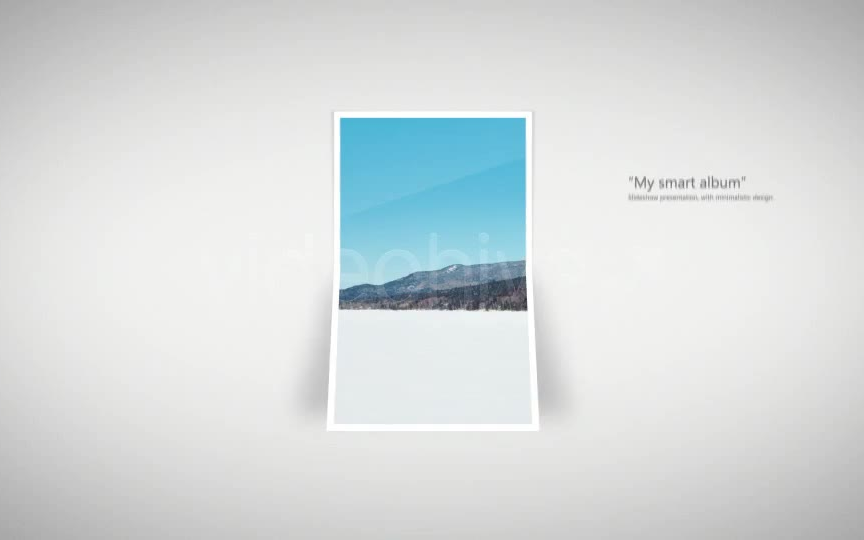 AE模板-超酷的创意图片作品介绍视频模板