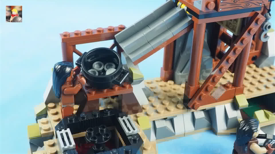 乐高里的绝版货乐高指环王9476强兽人锻造工厂