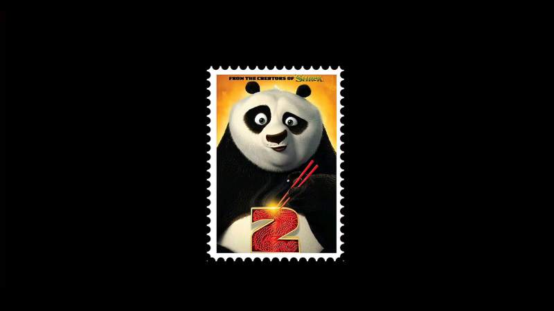 PS快速制作邮票效果
