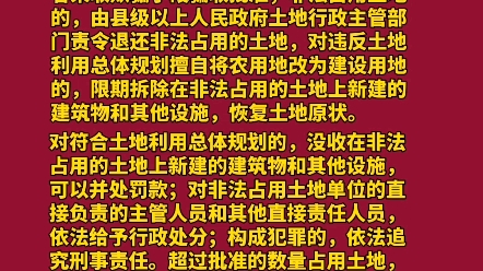 非法占用土地将承担连带责任。
