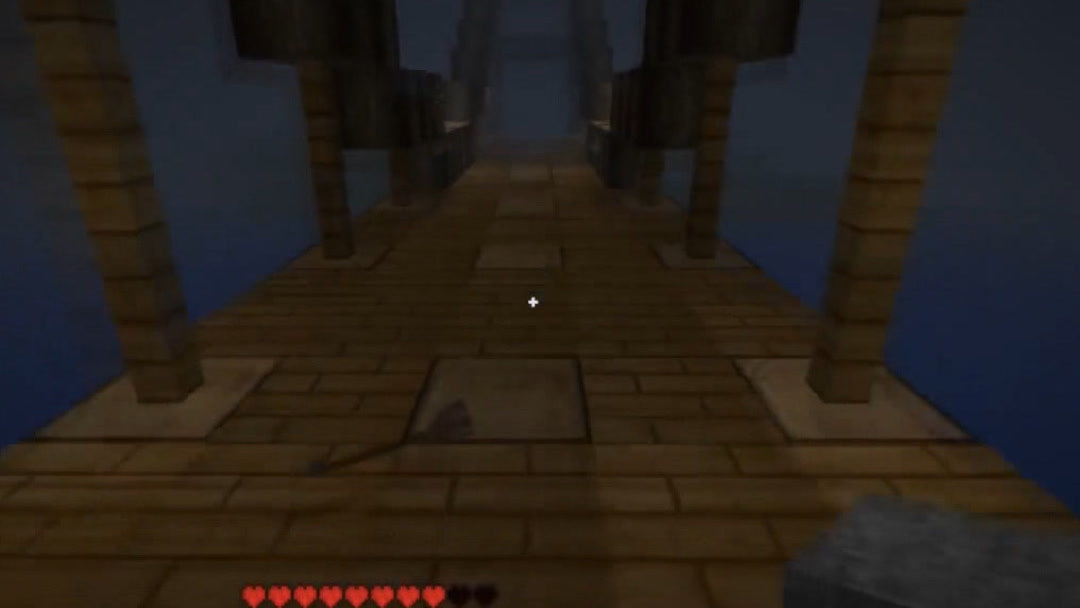 我的世界创造模式-外国人建造桥梁建筑