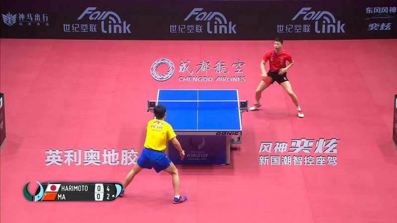 乒乓球世界杯:马龙不敌张本智和,比分全记录
