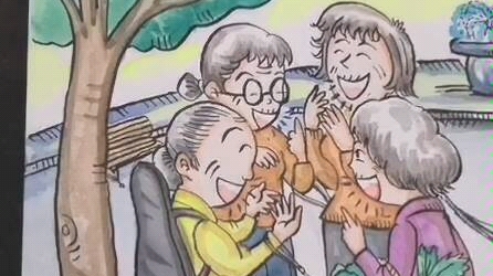 ...们在闲聊中互相传递着温暖,传递着信息…生活瞬间有了趣味与升华。