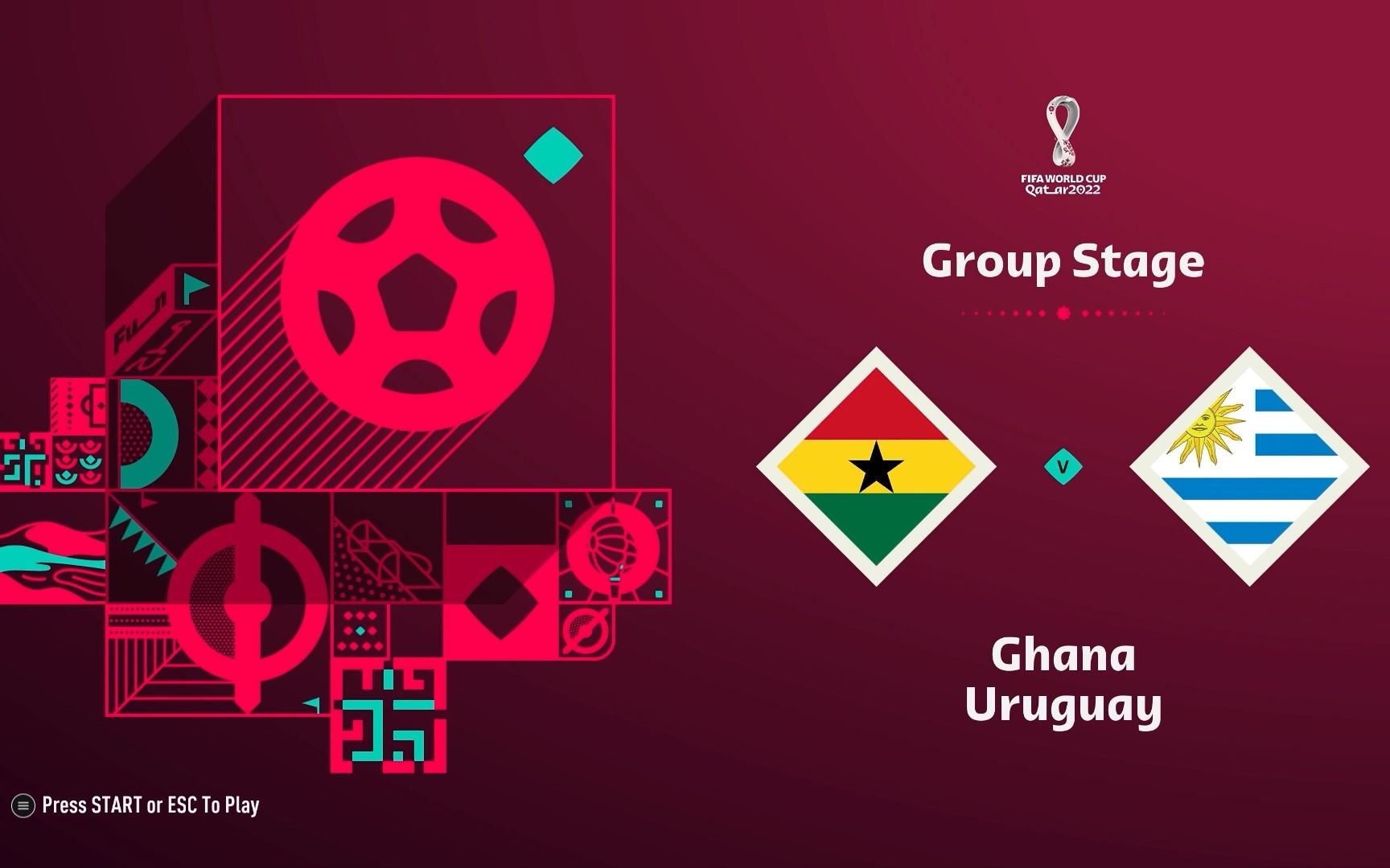 【FIFA23世界杯模拟】H组第三轮:加纳VS乌拉圭