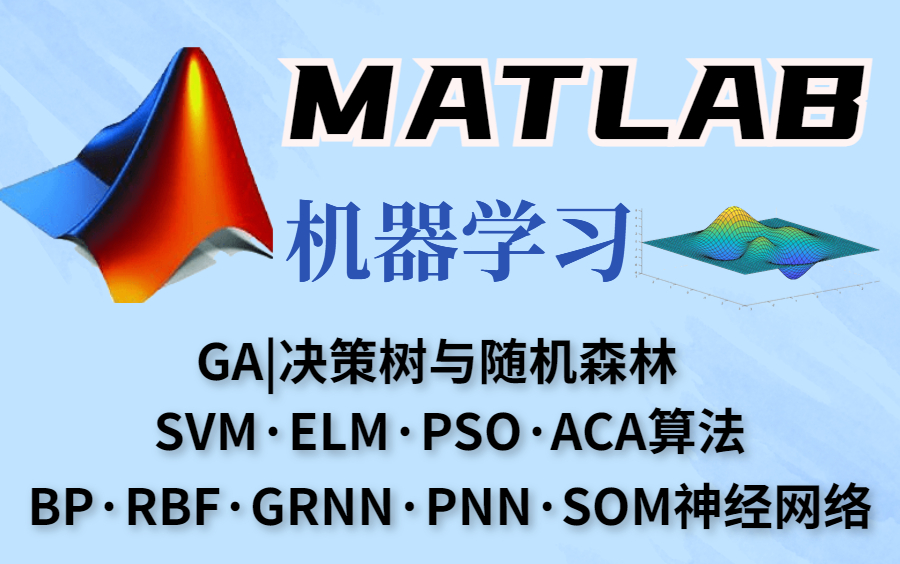 计算机博士花了15小时将【MATLAB教程】透彻解析!通俗易懂的机器...