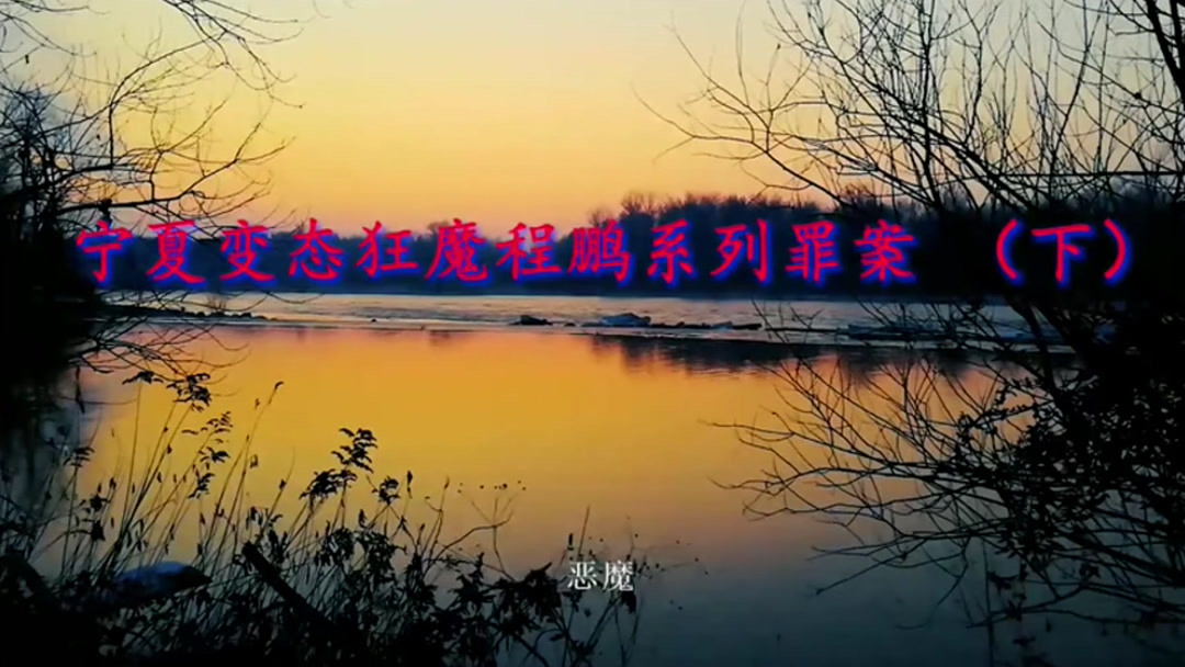宁夏变态狂魔程鹏系列罪案 (下)~中国刑事大案纪实