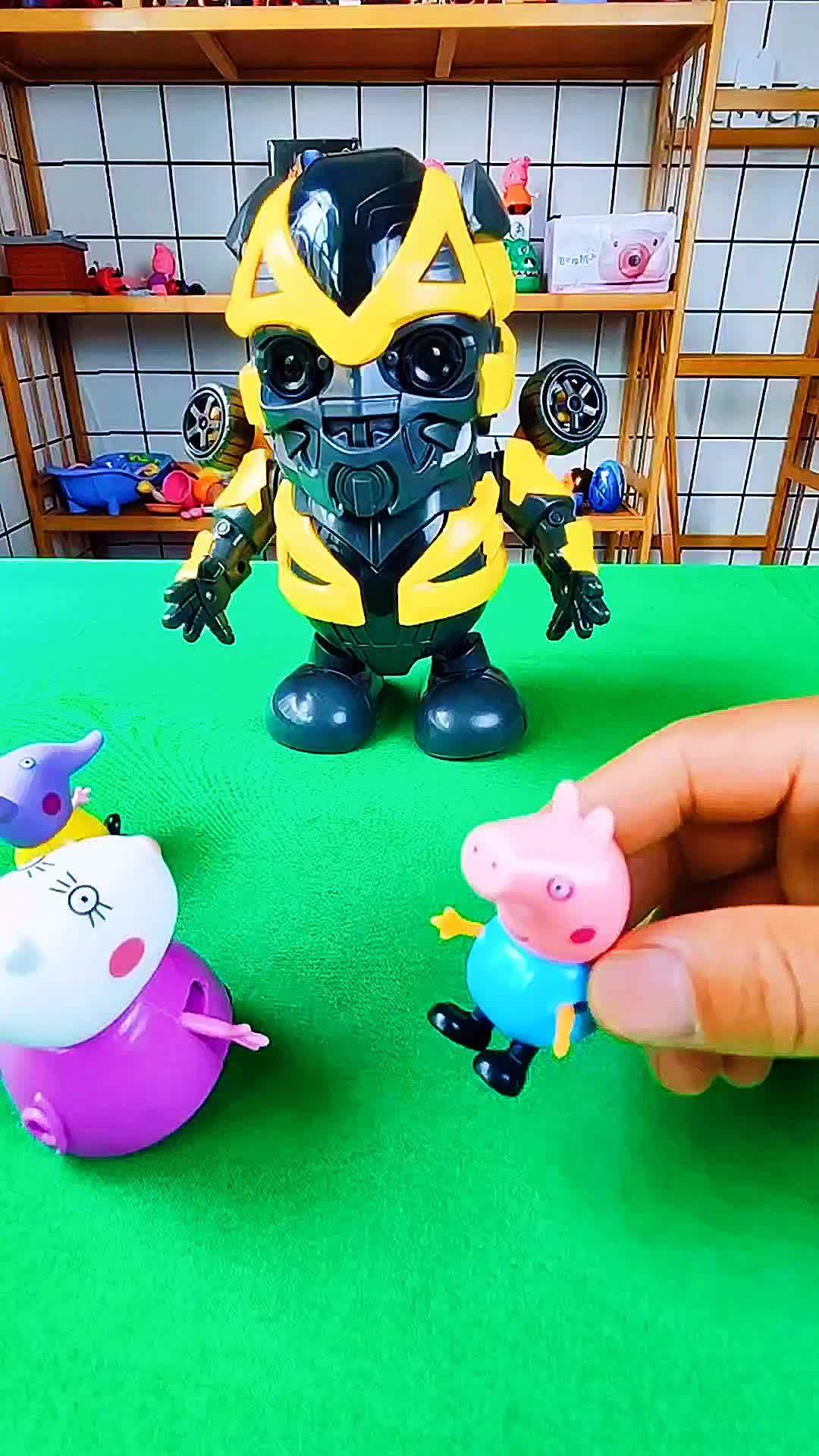 机器人要跳舞了,小朋友们都出来看看它吧!