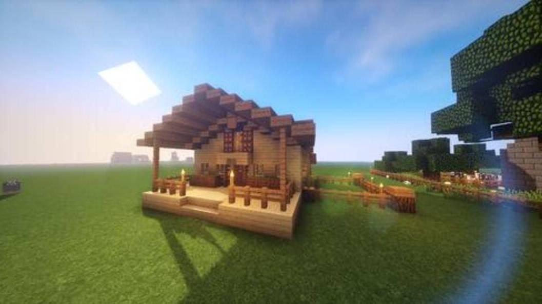 《我的世界建筑教程》教你建造一个新手生存木屋