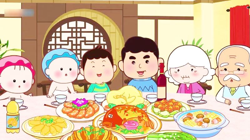 可可小爱:我们要发扬勤俭节约的传统美德,要养成好习惯