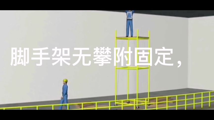脚手架倒塌坠落#安全生产 #知识分享 #高处