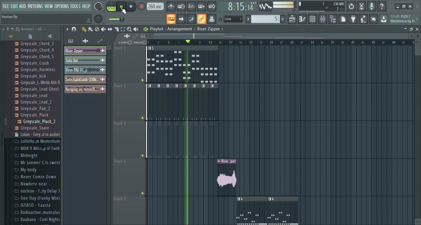 【FLstudio】零基础自学2小时4536251半变奏曲