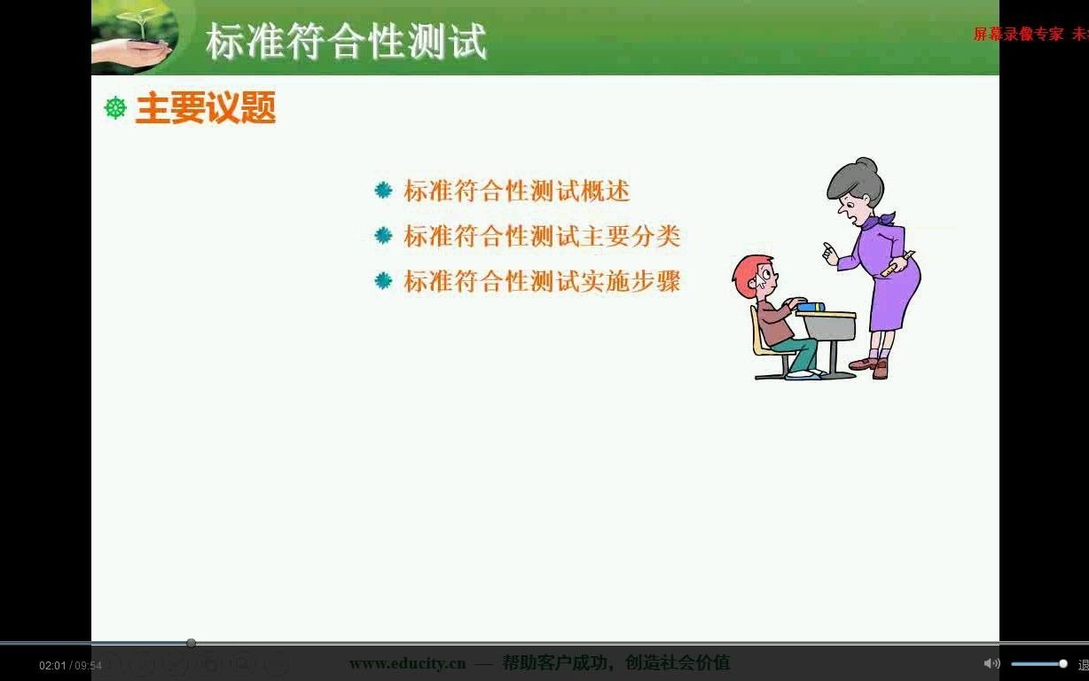 【软考】中级软件评测师教程——24标准符合性测试