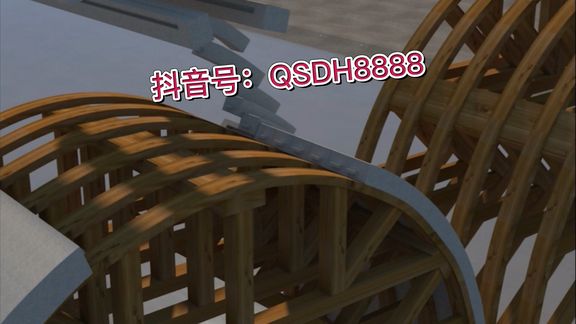 动画演示大桥建设过程,改造自然的智慧#三维建模 #三维动画