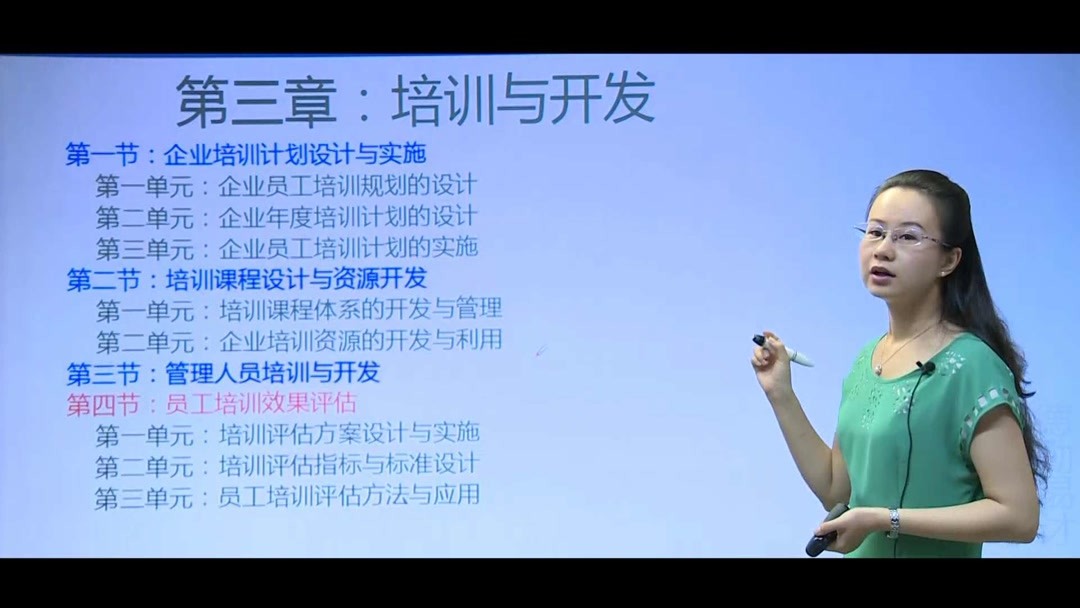 来学网来学教育人力资源师第四节 员工培训效果评估-知识要求01