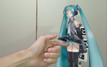 【片尾有福利】尝试着触摸到的AR模型【初音ミク】