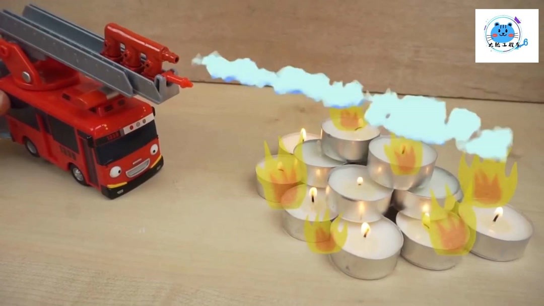 工程车巴士 第39集 跟宝宝巴士一起组装消防车