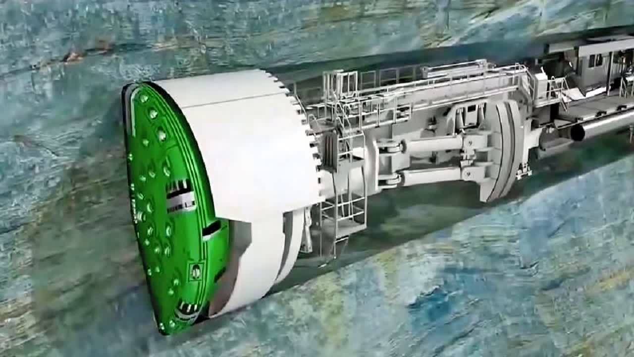 中国地铁隧道是怎样施工的?3D动画模拟全过程,不愧是基建狂魔