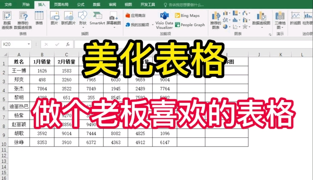 Excel:美化表格,做一个老板喜欢的表