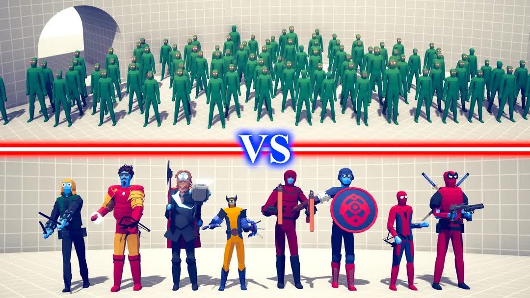 全面战争模拟器:模组之战,僵尸队vs漫威队