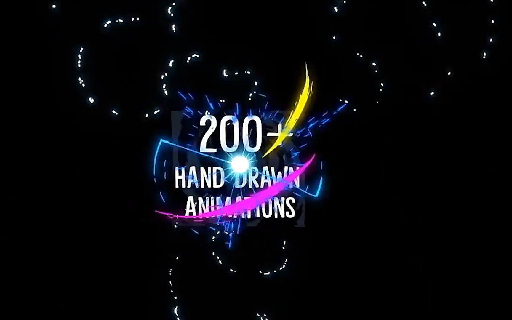 【AE模板】B站还有这种up主?为粉丝整理一套220个MG动画元素模板,...