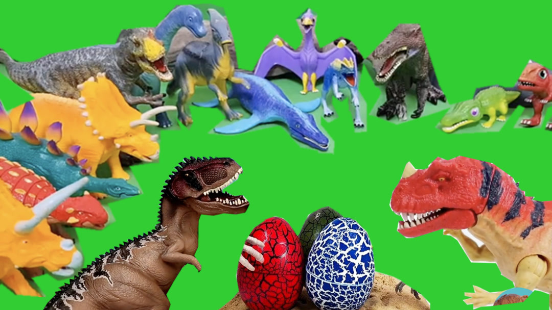 分享侏罗纪恐龙时代玩具模型