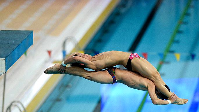 画面太美不敢看,中国跳水队奇葩动作,姿势独特入水依旧漂亮