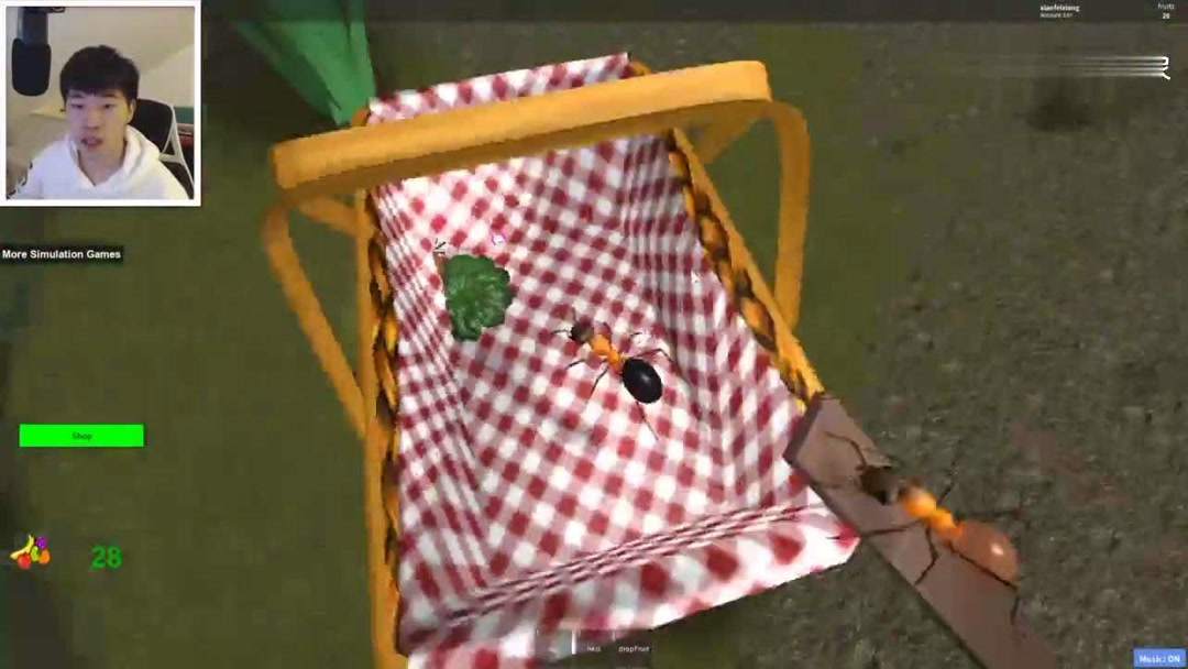 小飞象解说 Roblox蚂蚁模拟器 昆虫总动员抢夺食物!虫虫