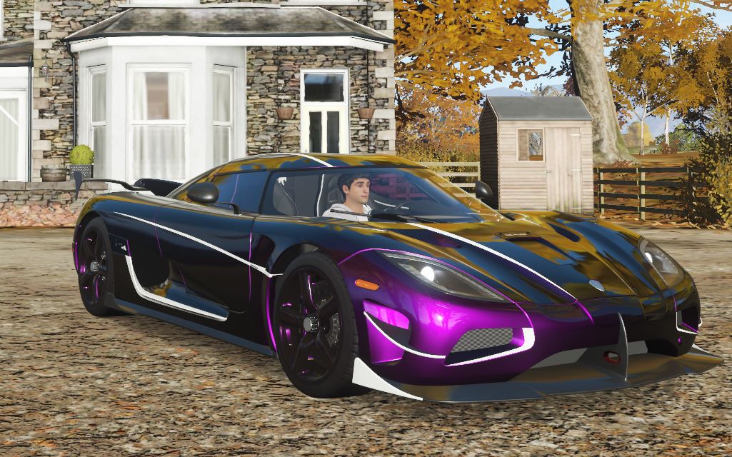 【地平线4】开着我的柯尼塞格Agera RS去买房子 简森巴顿制作