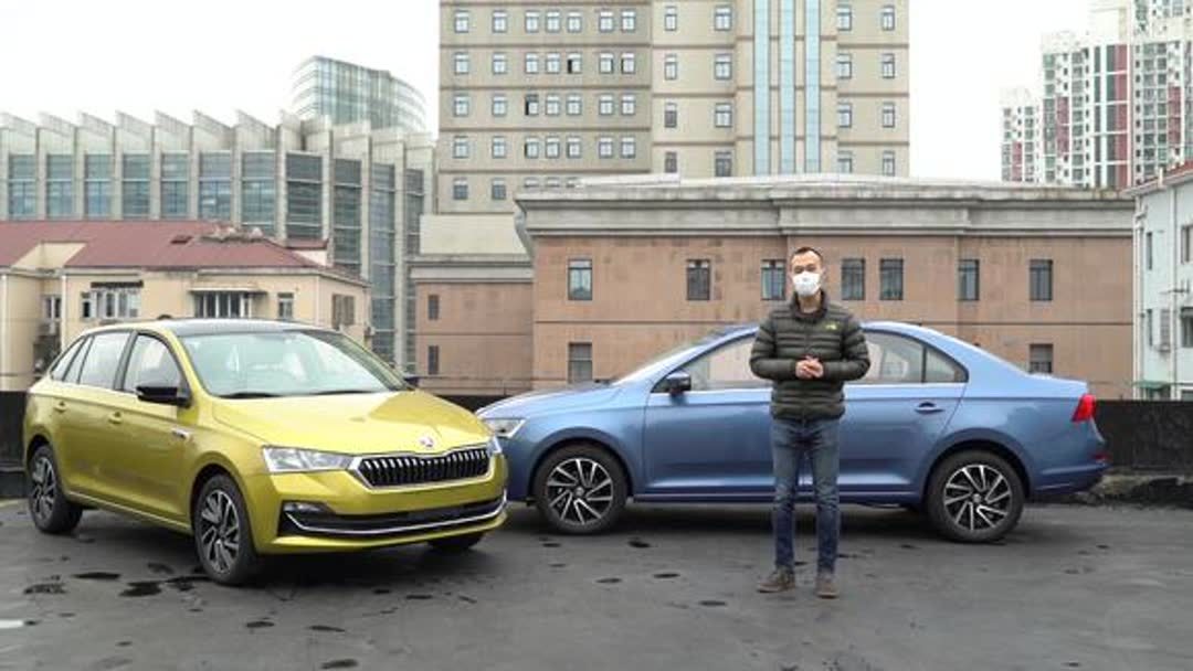 到店实拍2020款斯柯达昕动、昕锐,到底该买两厢还是三厢?