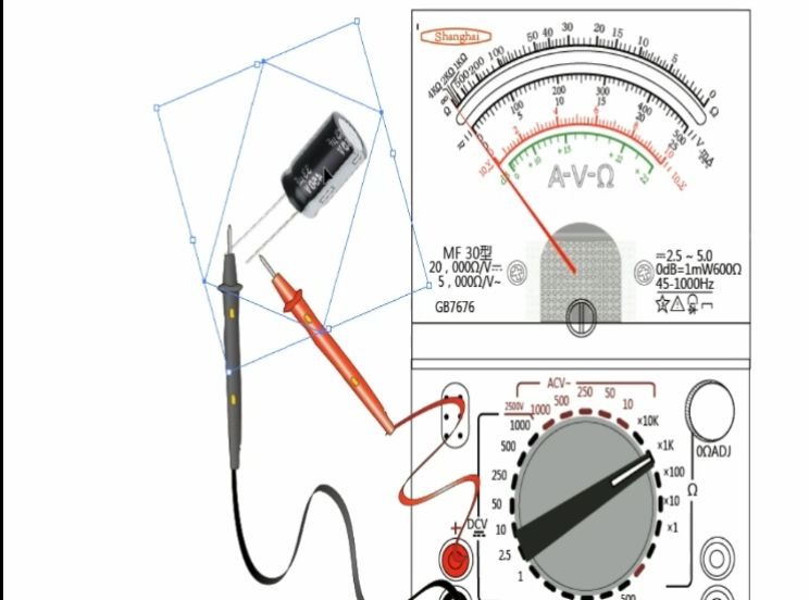 浙江高考通用名师 之 万用表测电解电容