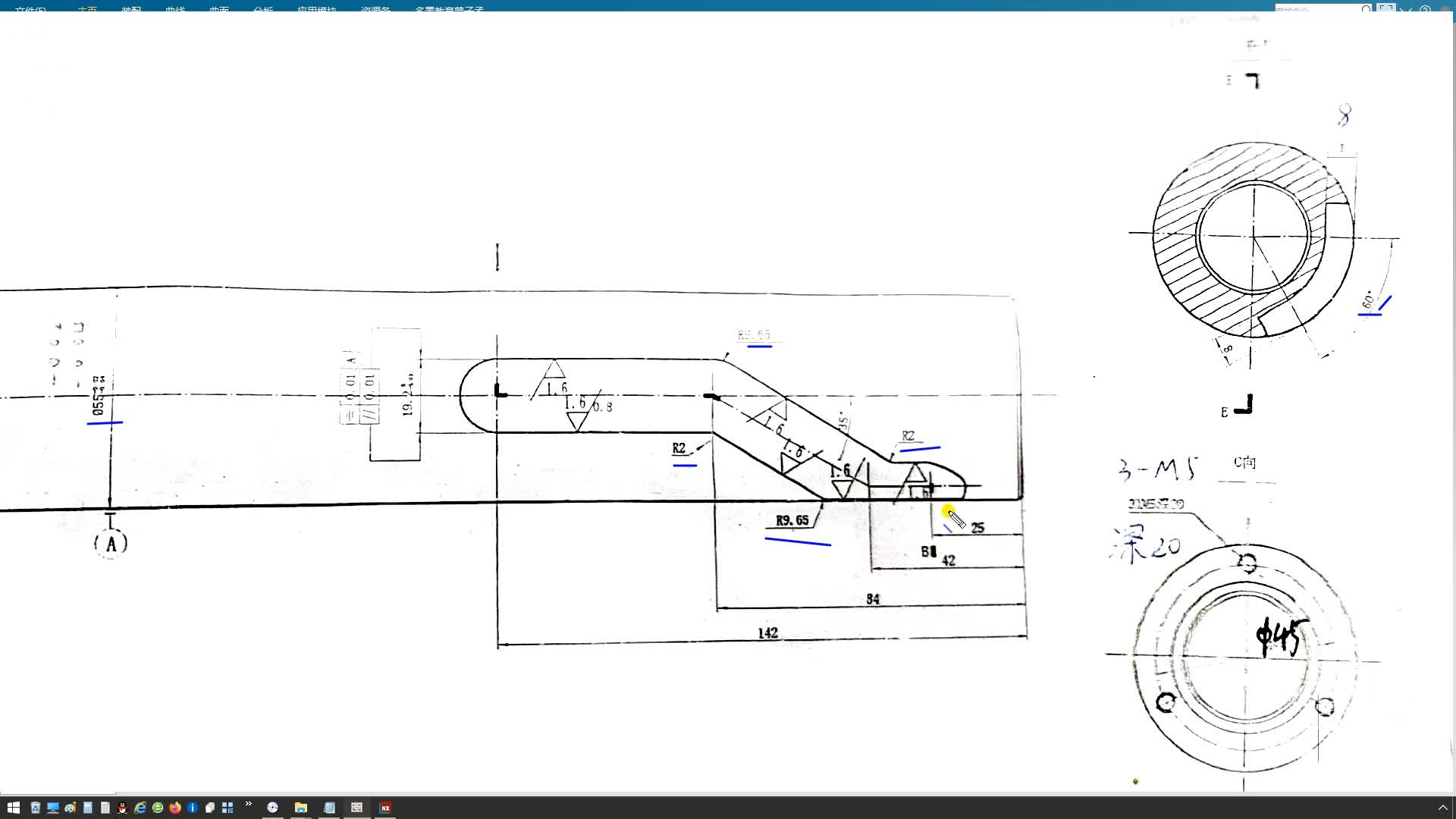 第20210421期:UGNX1930圆柱上绘制螺旋槽专业法